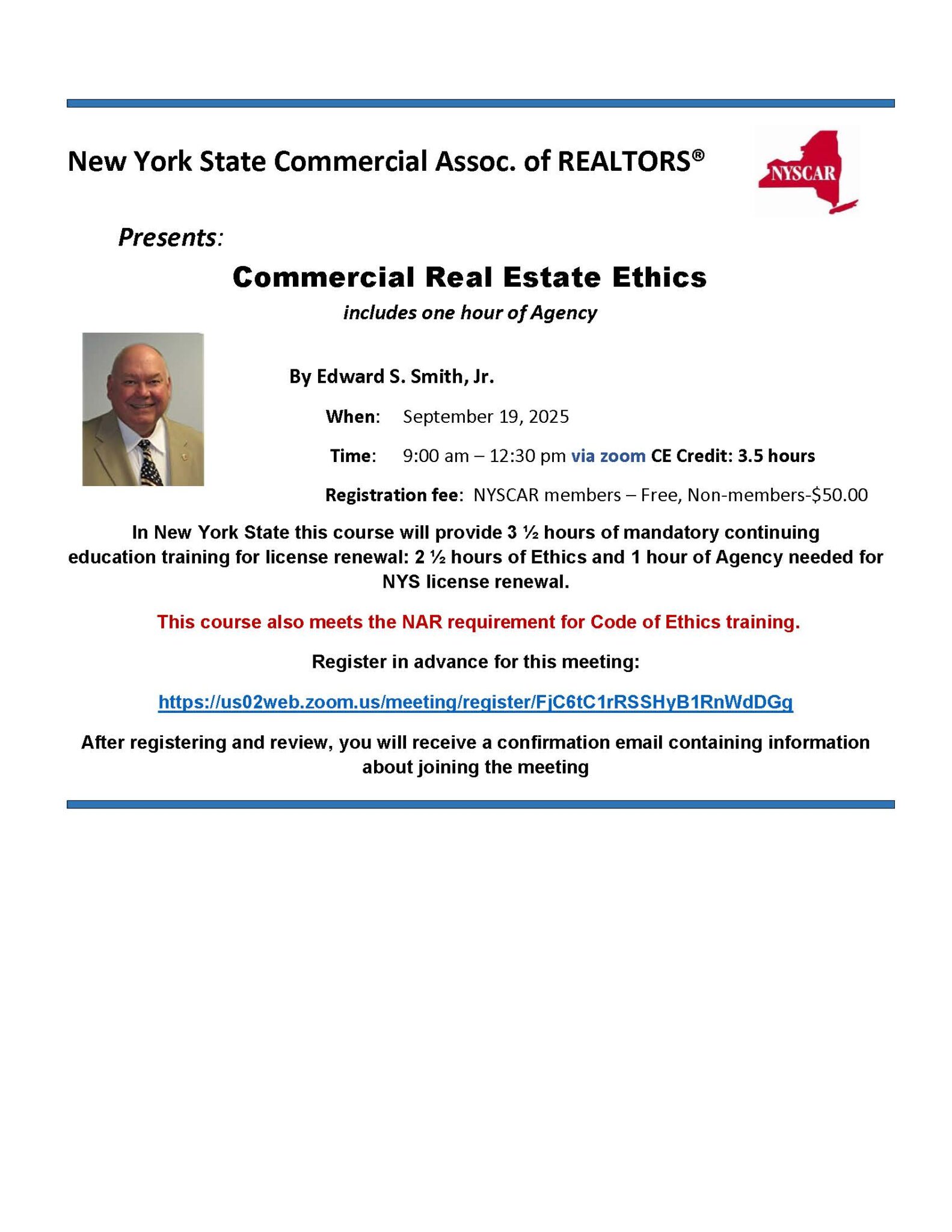 Commercial Real Estate Ethics - NYSCAR